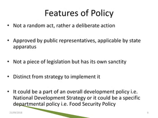 Policy formulation | PPTX