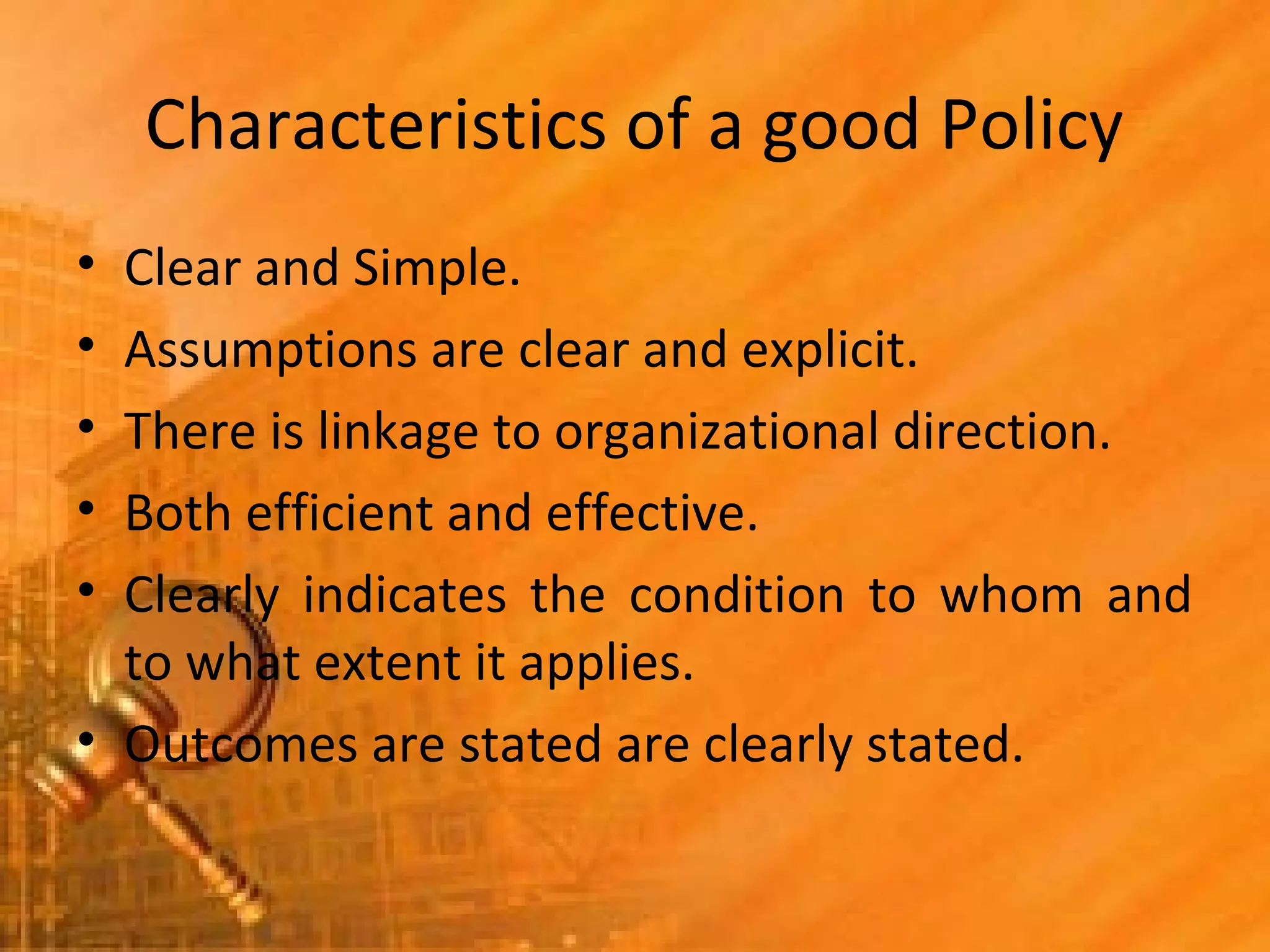 Policy Formulation | PPT
