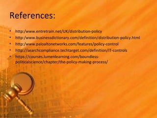 Policy Formulation | PPT