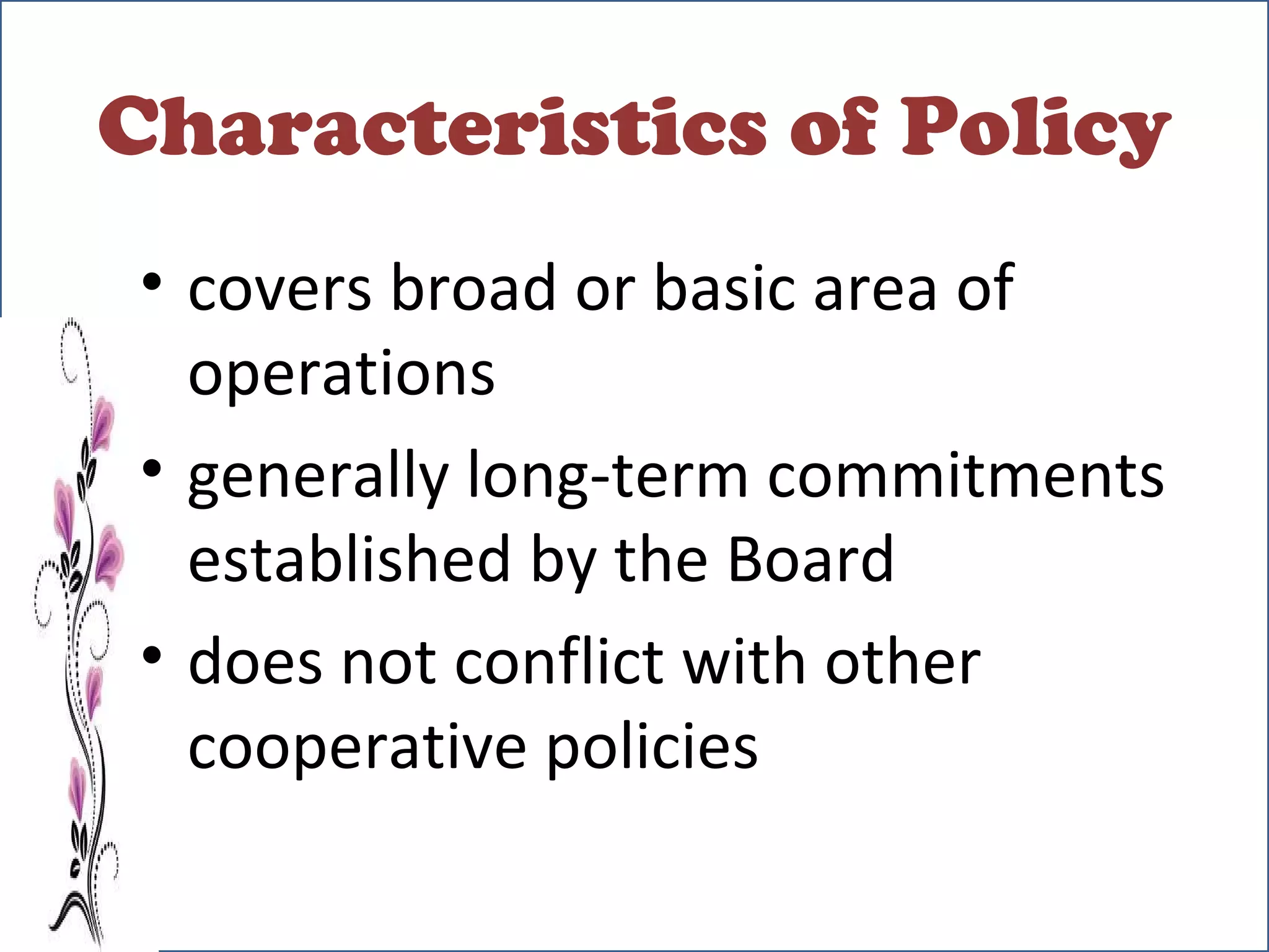 Policy Formulation for AR Cooperatives | PPT