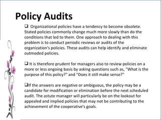 Policy Formulation for AR Cooperatives | PPT