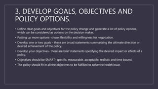 Policy formulation and evaluation | PPTX