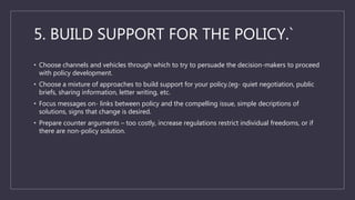 Policy formulation and evaluation | PPTX