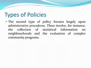 Policy formulation and processes | PDF
