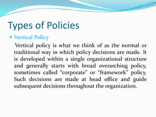 Policy formulation and processes | PDF