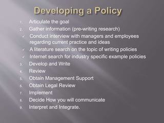 Policy Framework | PPTX