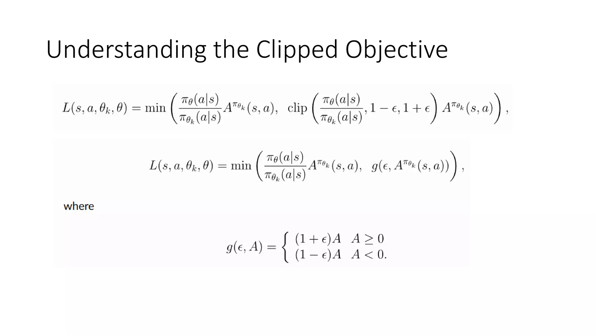 Proximal Policy Optimization | PPT Proximal Policy Optimization | PPT