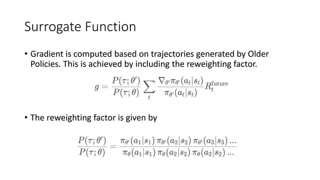 Proximal Policy Optimization Pptx Artificial Intelligence