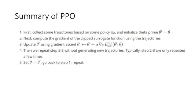 Proximal Policy Optimization Pptx Artificial Intelligence Technology And Computing