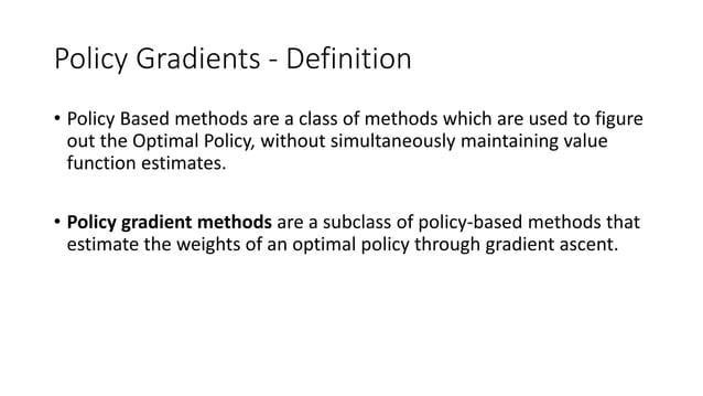 Proximal Policy Optimization Pptx Artificial Intelligence