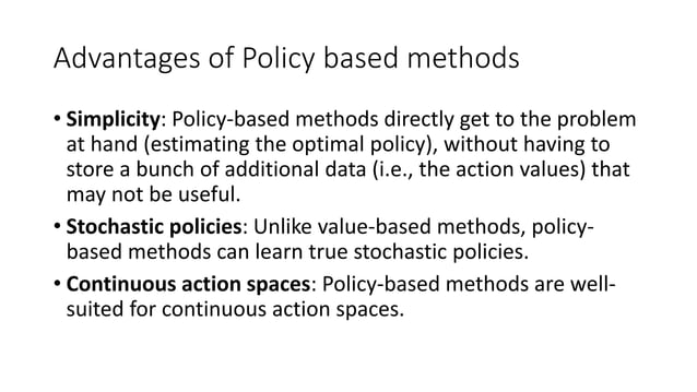 Proximal Policy Optimization Pptx Artificial Intelligence
