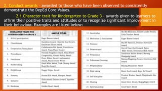 Policy Guidelines on Awards and Recognition | PPTX