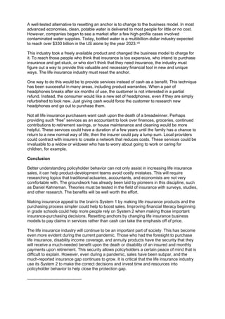 Policyholder behavior to close the protection gap | PDF