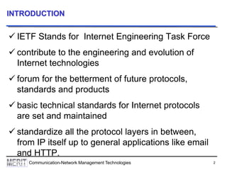 Internet Engineering Task Force | PPTX