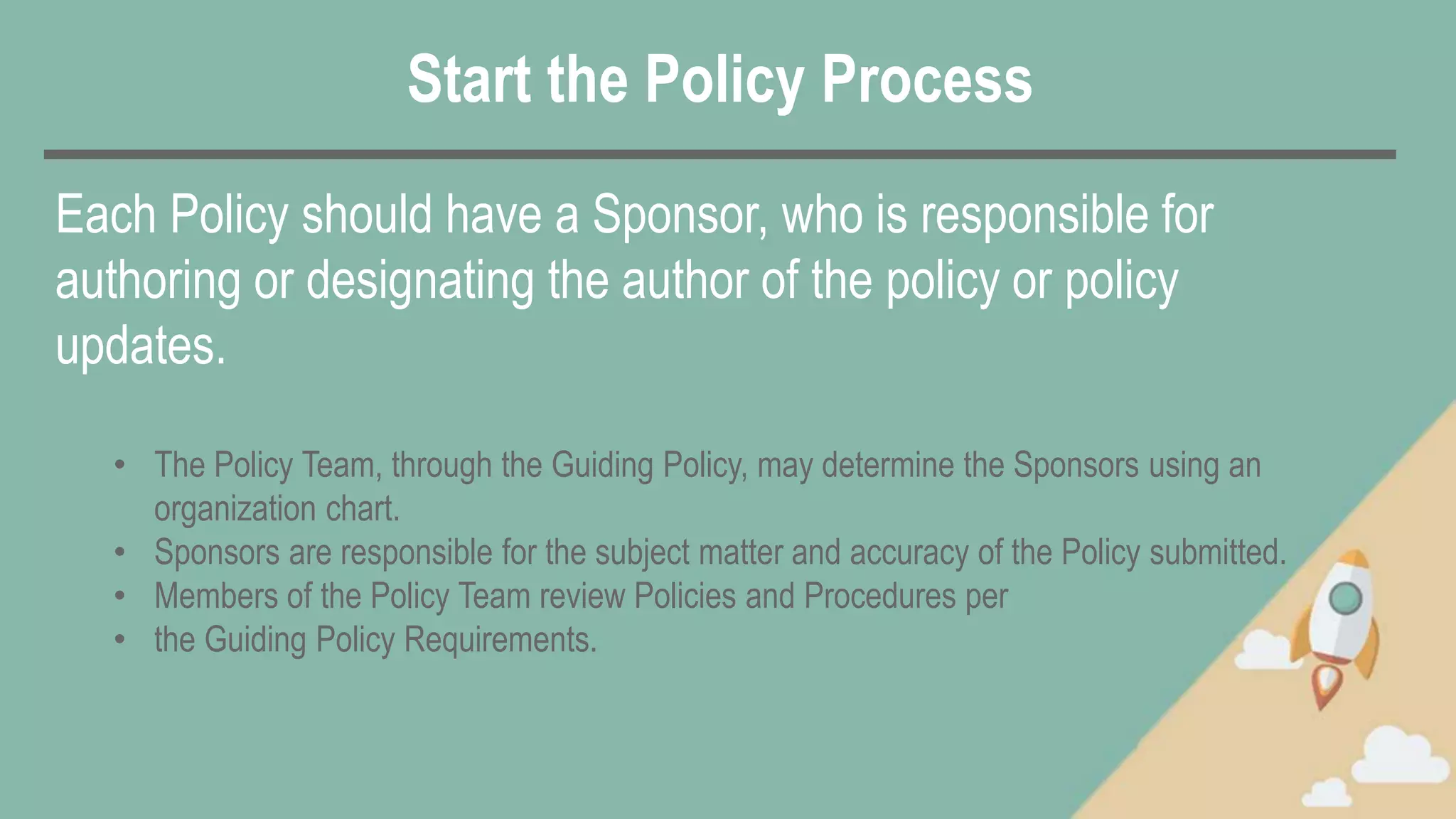 Steps for Rolling out a Policy Management Process | PPTX