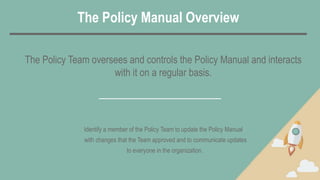Steps for Rolling out a Policy Management Process | PPT