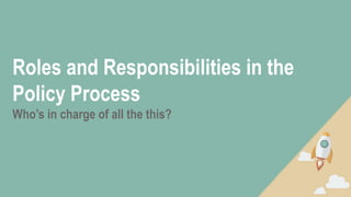 Steps for Rolling out a Policy Management Process | PPT