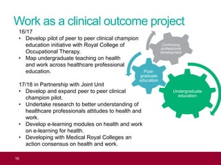 Policy in action on Health and Work | PPTX