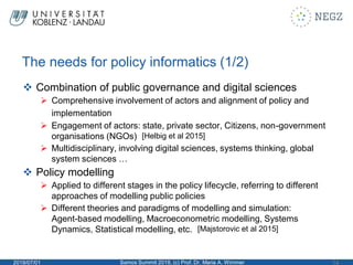 Keynote Speech: Policy Informatics | PPT
