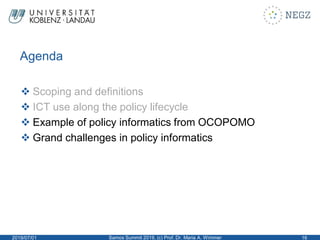 Keynote Speech: Policy Informatics | PPT