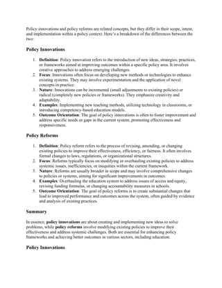 Policy innovations and reforms in the Philippine Education System.docx