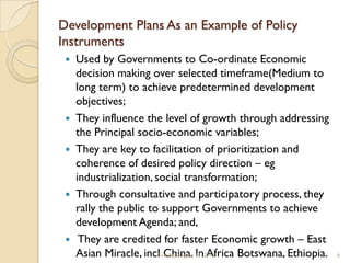 Policy instruments in practice. | PPT