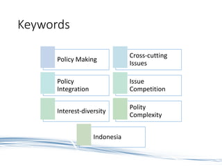 Policy integration | PDF | Political Issues & policy | Politics