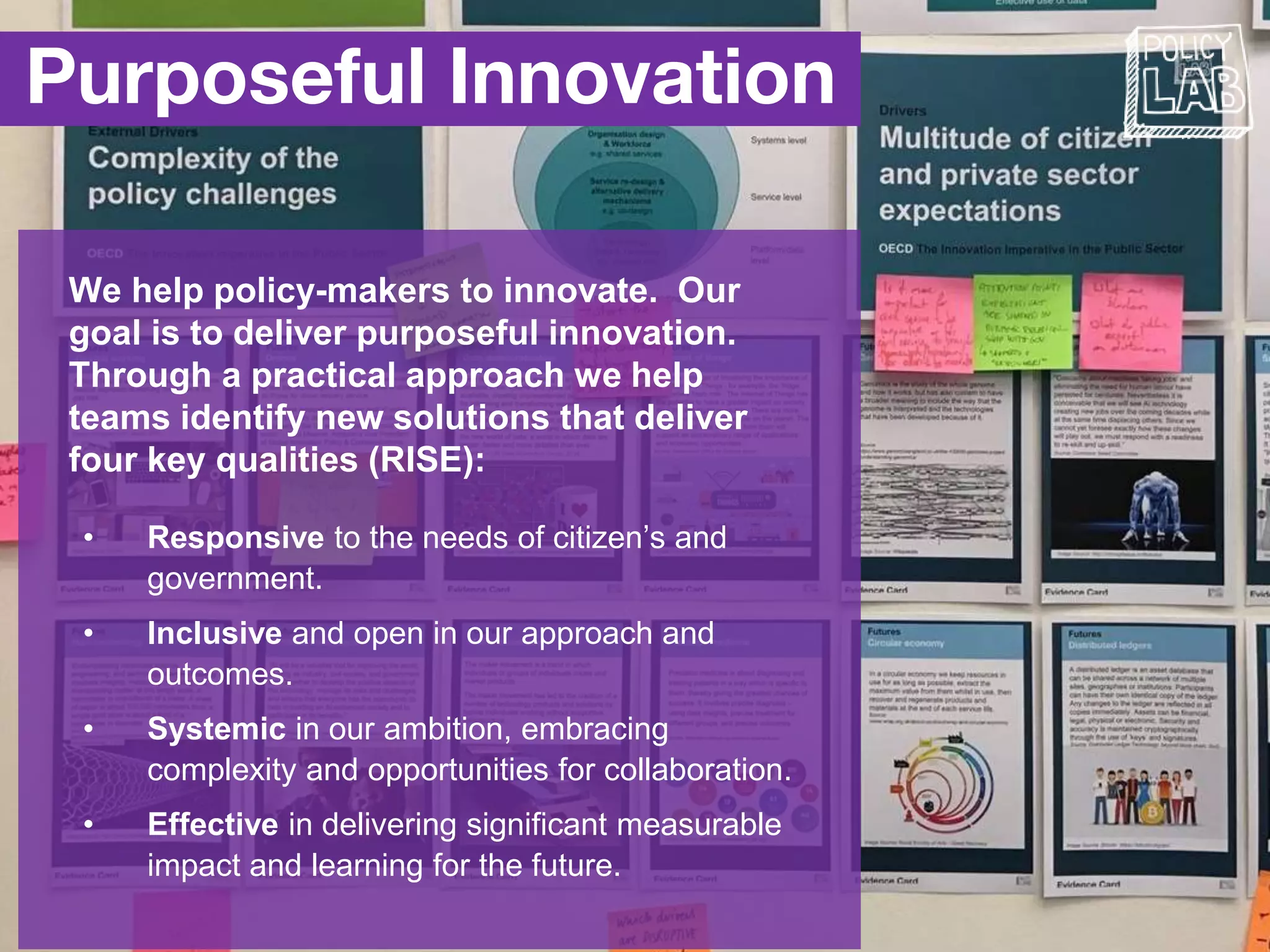 Introduction to the UK Policy Lab | PPTX