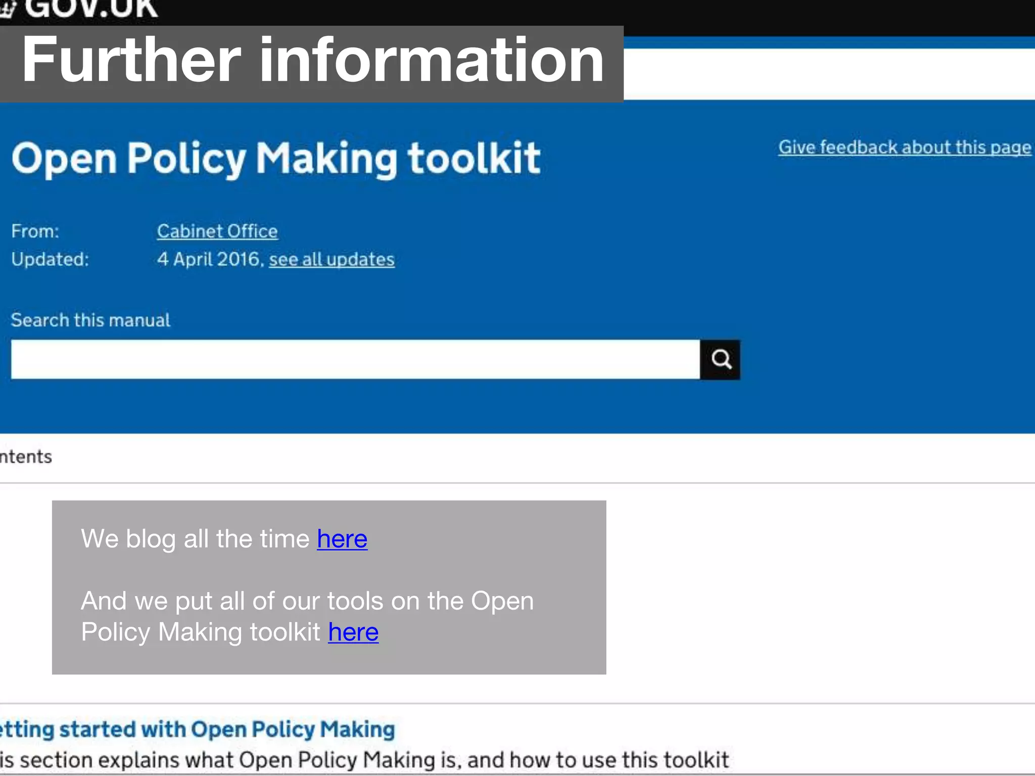 Introduction to the UK Policy Lab | PPTX