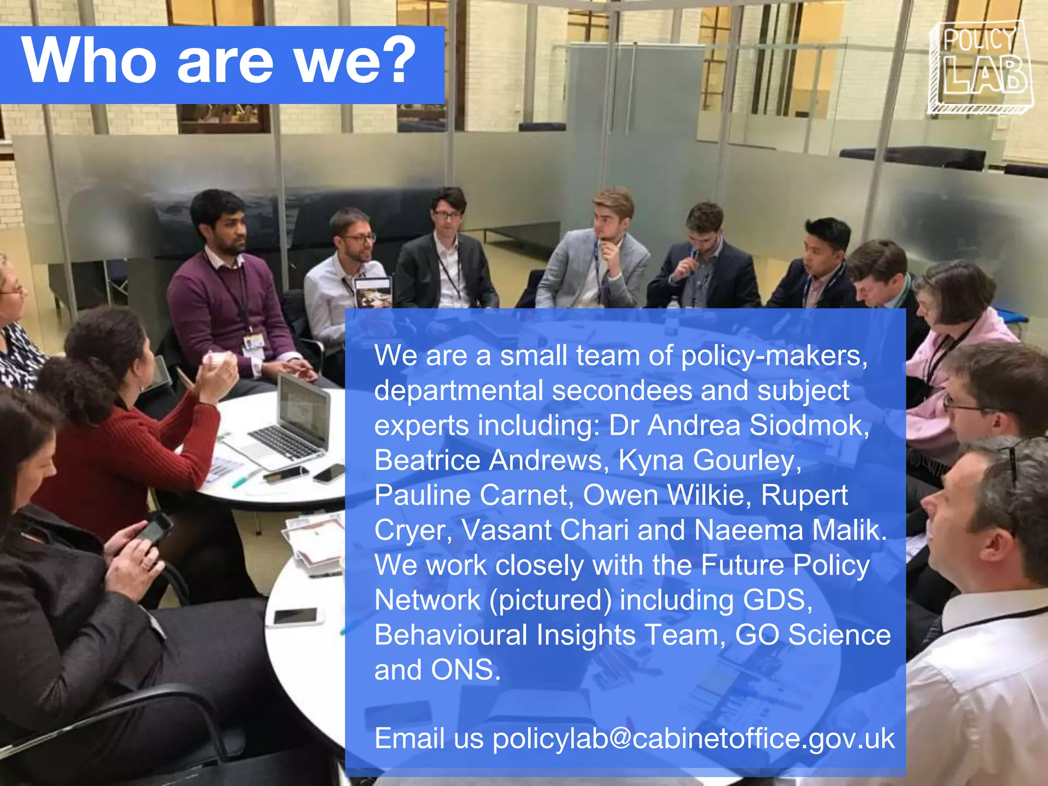 Introduction to the UK Policy Lab | PPTX