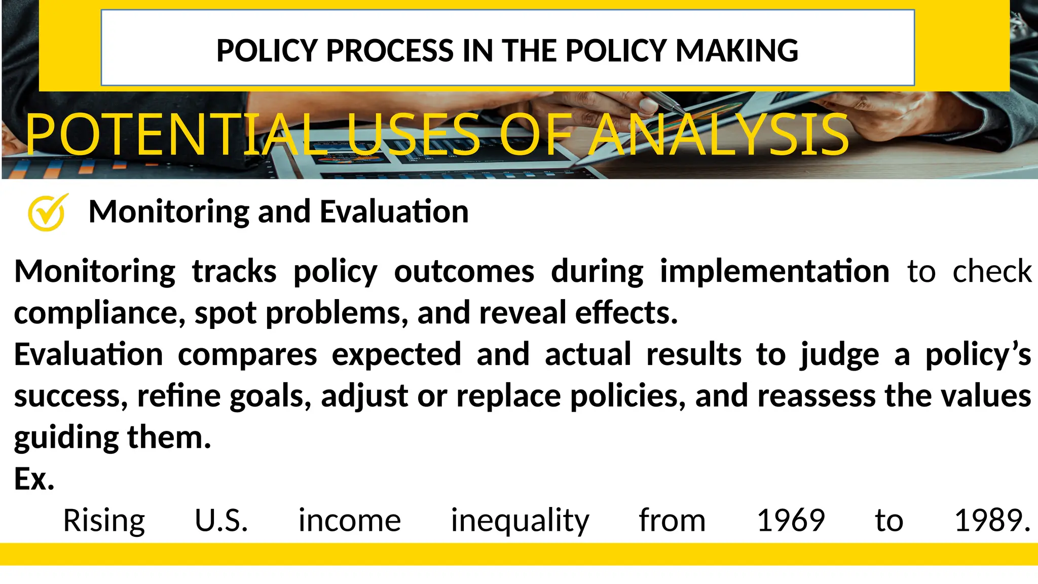 POLICY ANALYSIS in the POLICYMAKING process the .pptx