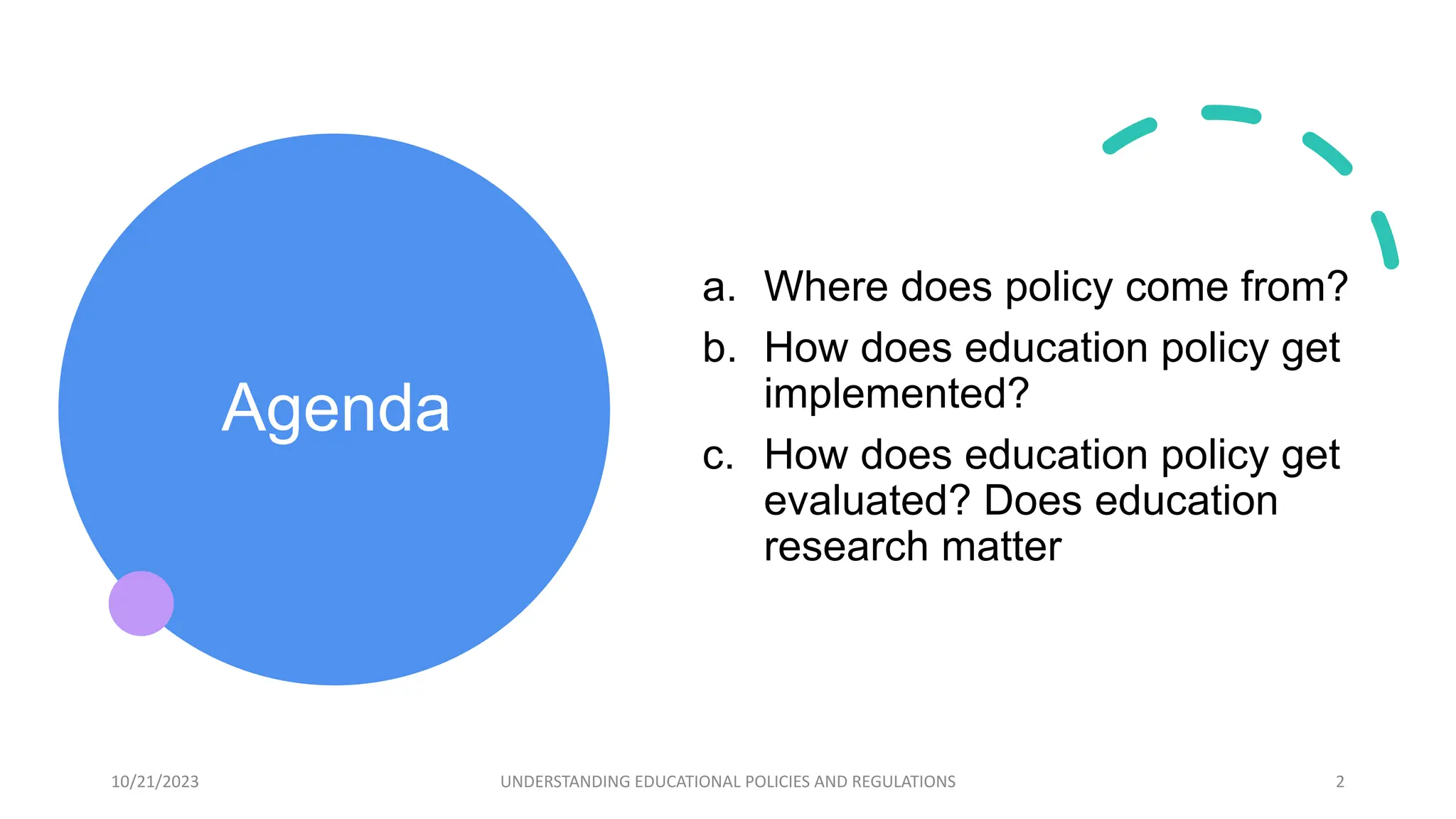 Policy Making in Education - A summary and guide | PPTX