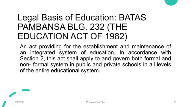 Policy Making in Education - A summary and guide | PPTX