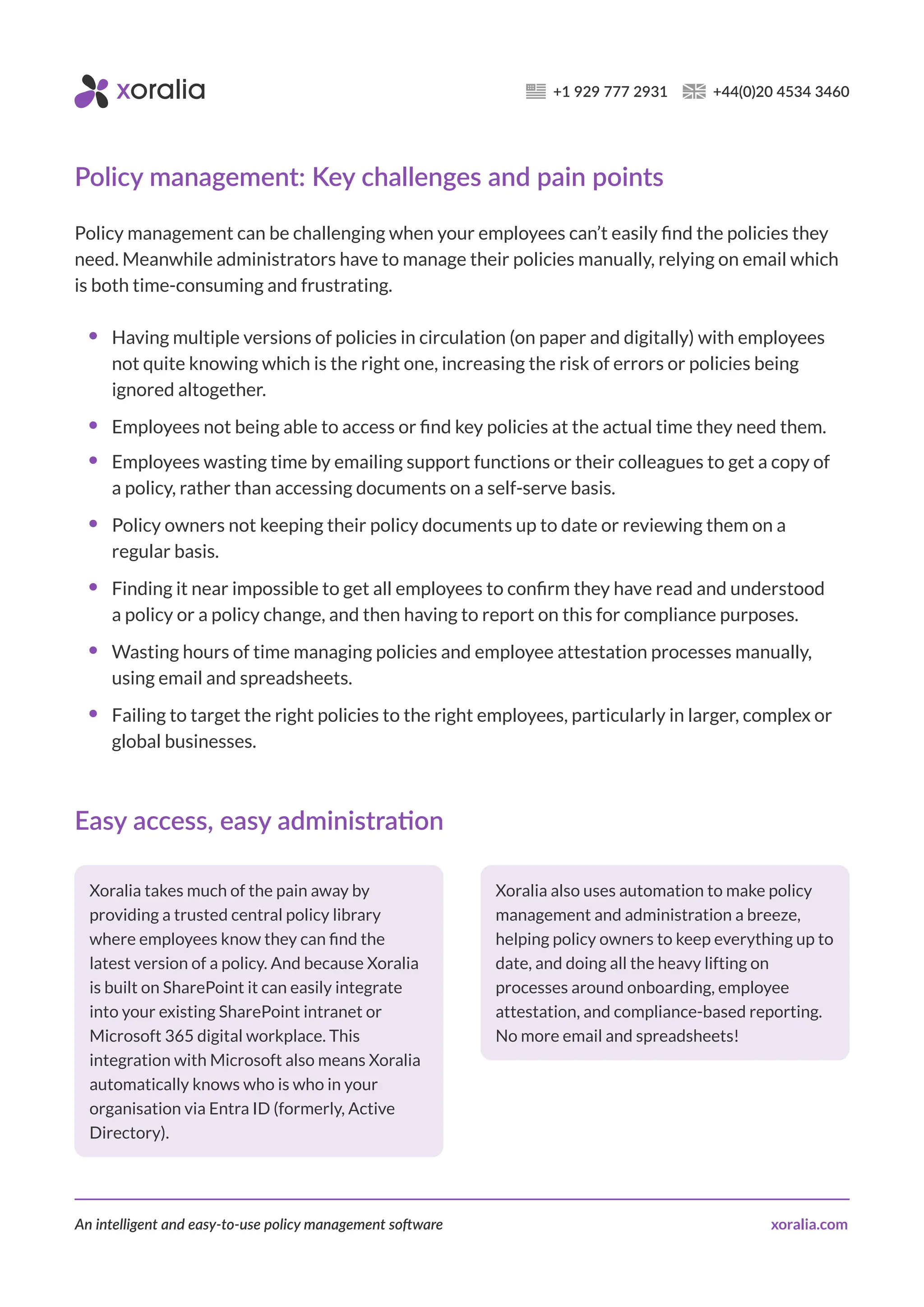 Policy management software on SharePoint | PDF