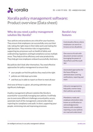 Policy management software on SharePoint | PDF