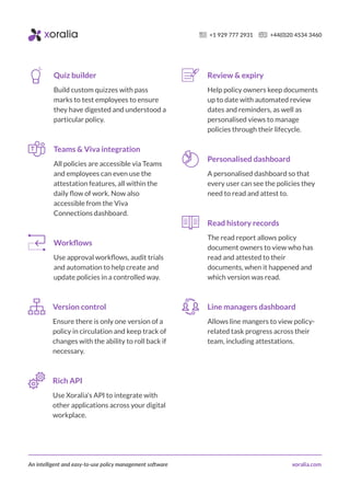 Policy management software on SharePoint | PDF