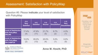 PolicyMap in the Classroom (2017) - Dr Anne Hewitt | PPT