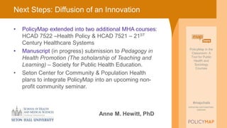 PolicyMap in the Classroom (2017) - Dr Anne Hewitt | PPT