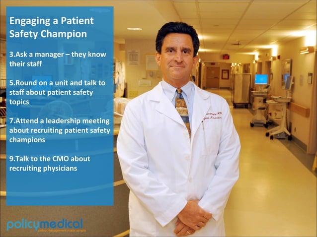 [PolicyMedical Webinar] Policies and Procedures for Patient Safety | PPT