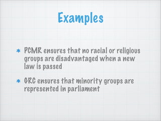 Policy of minority representation | PDF