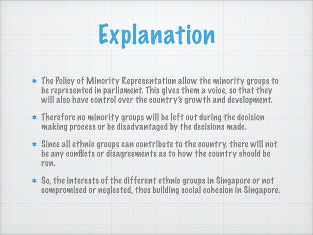 Policy of minority representation | PDF