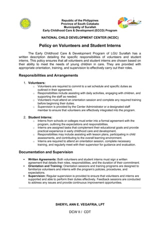 POLICY ON INTERN TO BE USED IN ACCREDITATION.docx