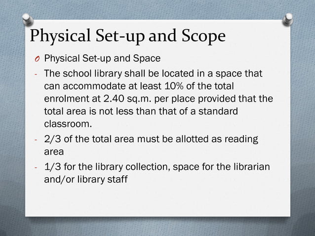 Policy on school library establishment, improvement, | PDF