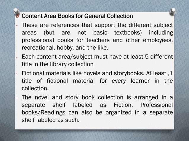 Policy on school library establishment, improvement, | PDF