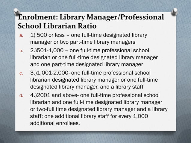 Policy on school library establishment, improvement, | PDF