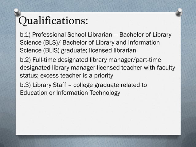 Policy on school library establishment, improvement, | PDF