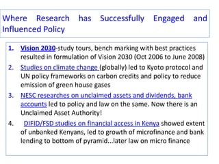 Policy panel - How to engage with policymakers | PPTX
