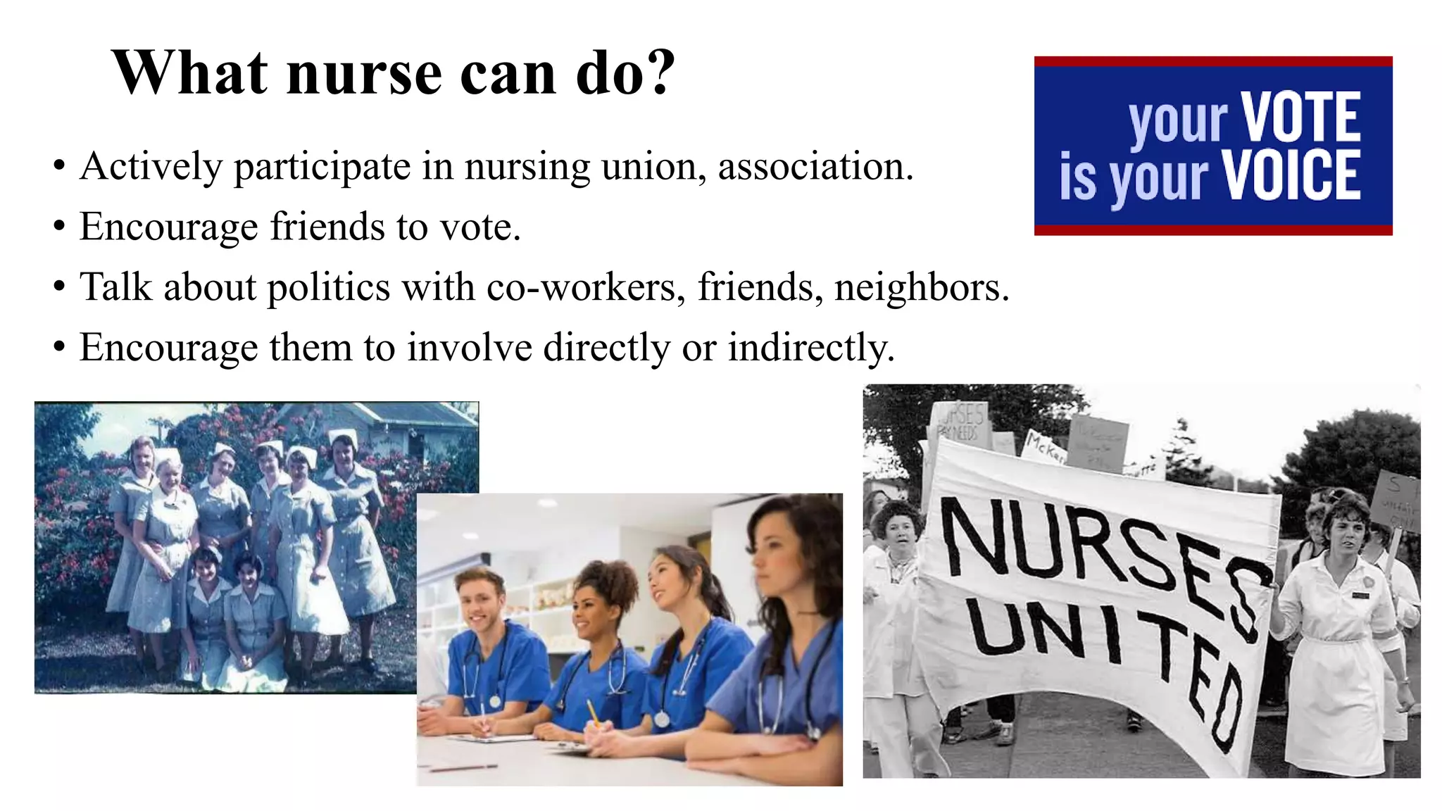 Policy, politics and nursing | PPTX