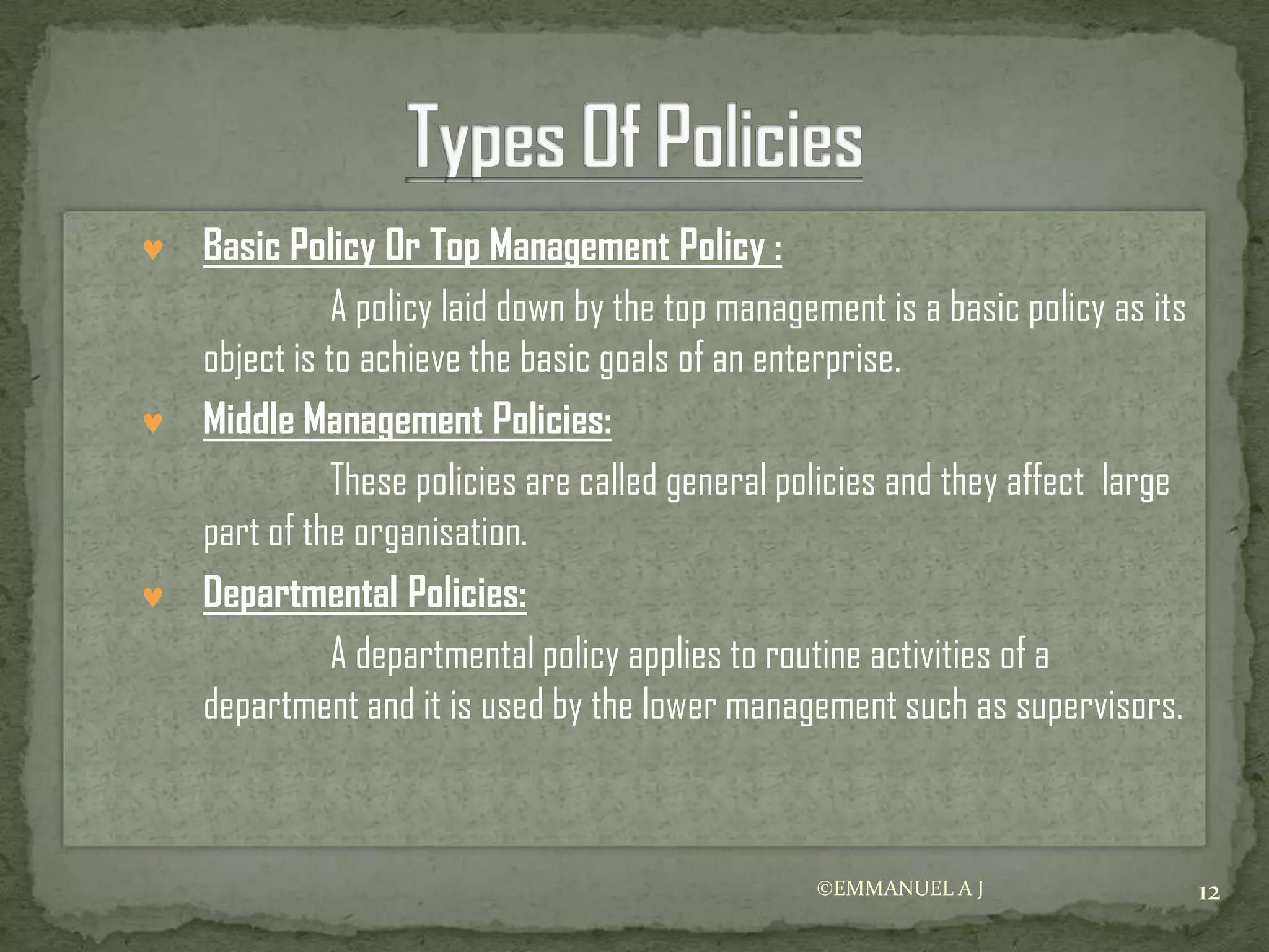 Policy ppt | PPTX