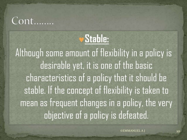 Policy ppt | PPTX | Business | Business and Finance